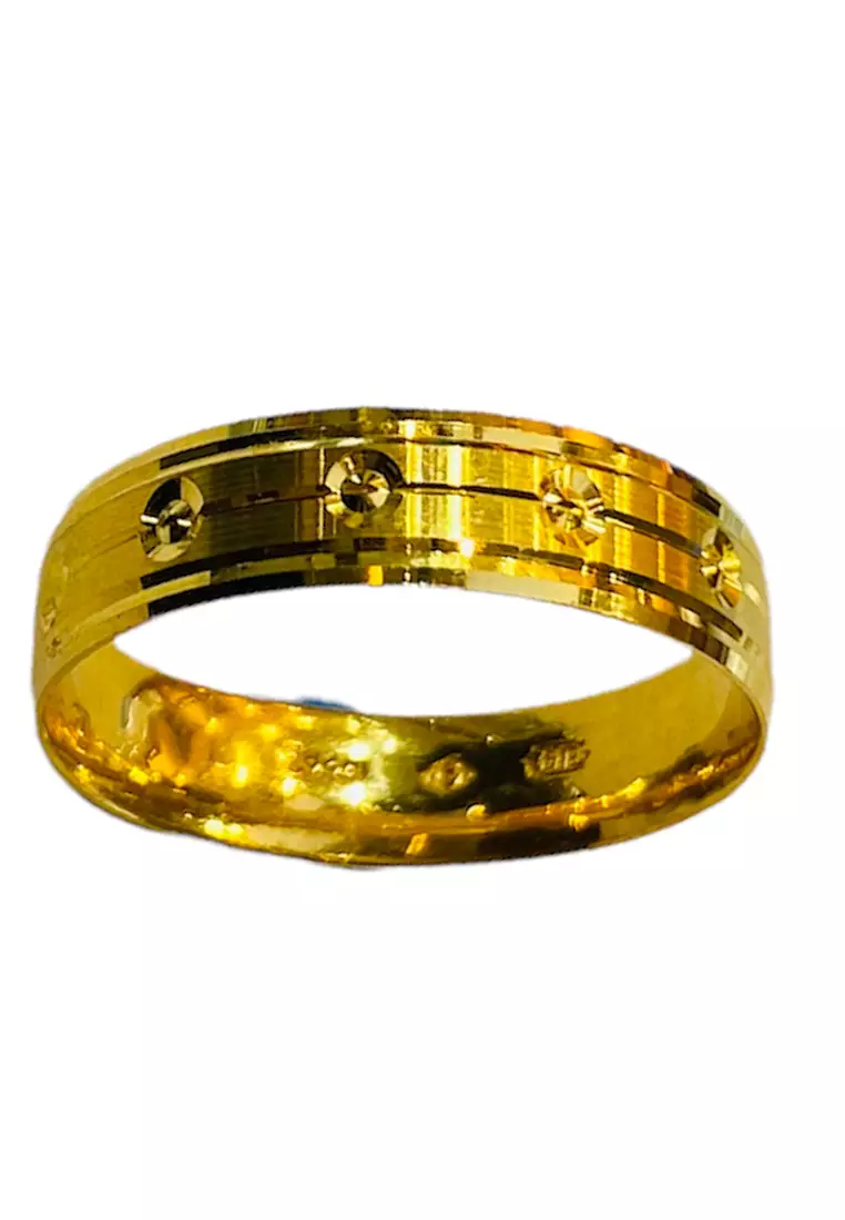 Buy LITZ LITZ 916 (22K) Gold Ring LGR0078-SZ11/3.51g+/- Online | ZALORA Malaysia