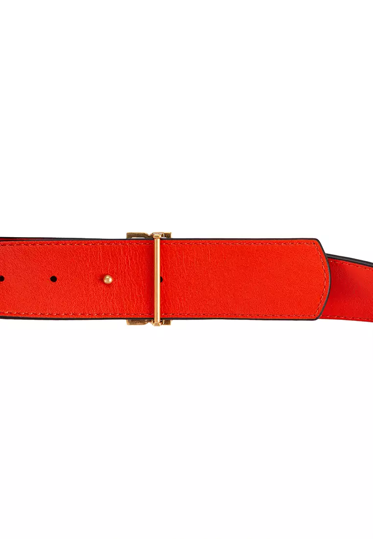 Buy Tory Burch Britten Logo Reversible 1.5" Belt (bb) 2025 Online | ZALORA