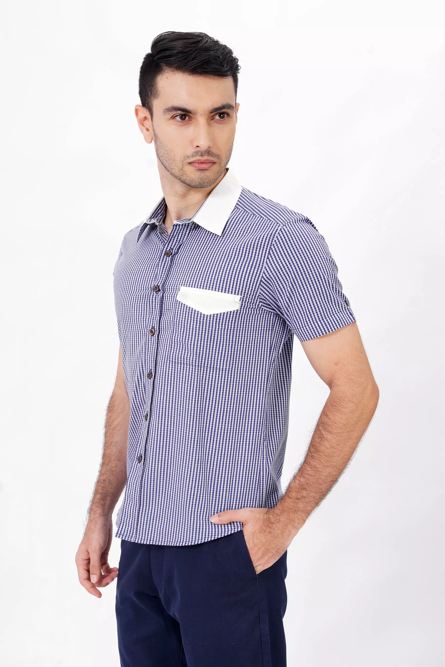 Jual NEXT GEN NEXT GEN Short Sleeve Check Shirt 1002 Original 2025 ...