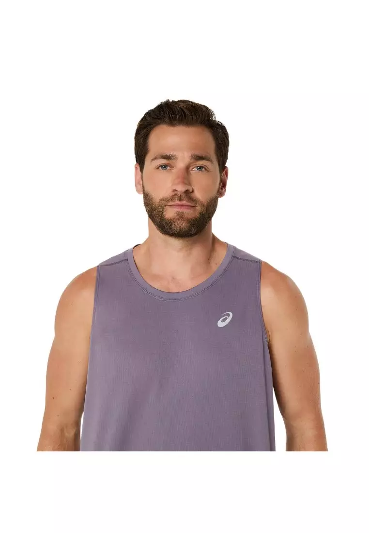 Buy ASICS Men SILVER SINGLET 2025 Online | ZALORA