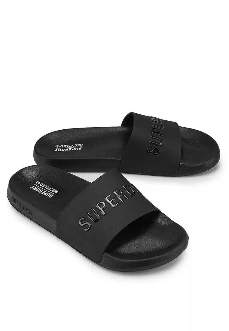 Jual Superdry CODE Logo Pool Sliders - Superdry Code Original 2024 | ZALORA Indonesia