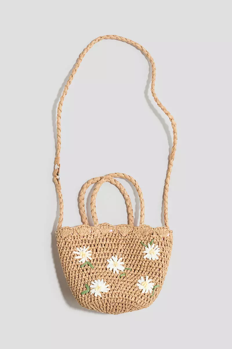 Buy H&M Appliquéd straw crossbody bag 2026 Online | ZALORA Philippines