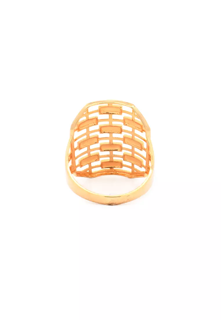 Buy CEBUANA LHUILLIER JEWELRY 18K Italian Made Yellow Gold Lady Ring ...