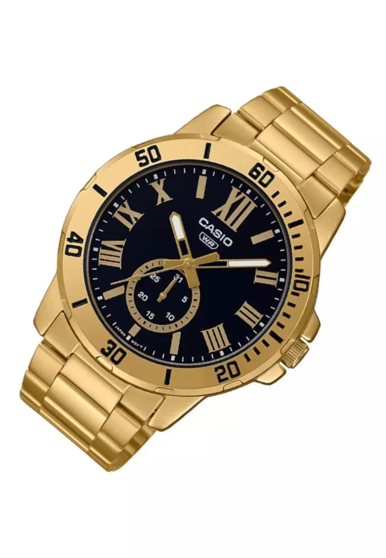 Buy Casio Analog Watch Mtp Vd200g 1b 2025 Online Zalora Philippines