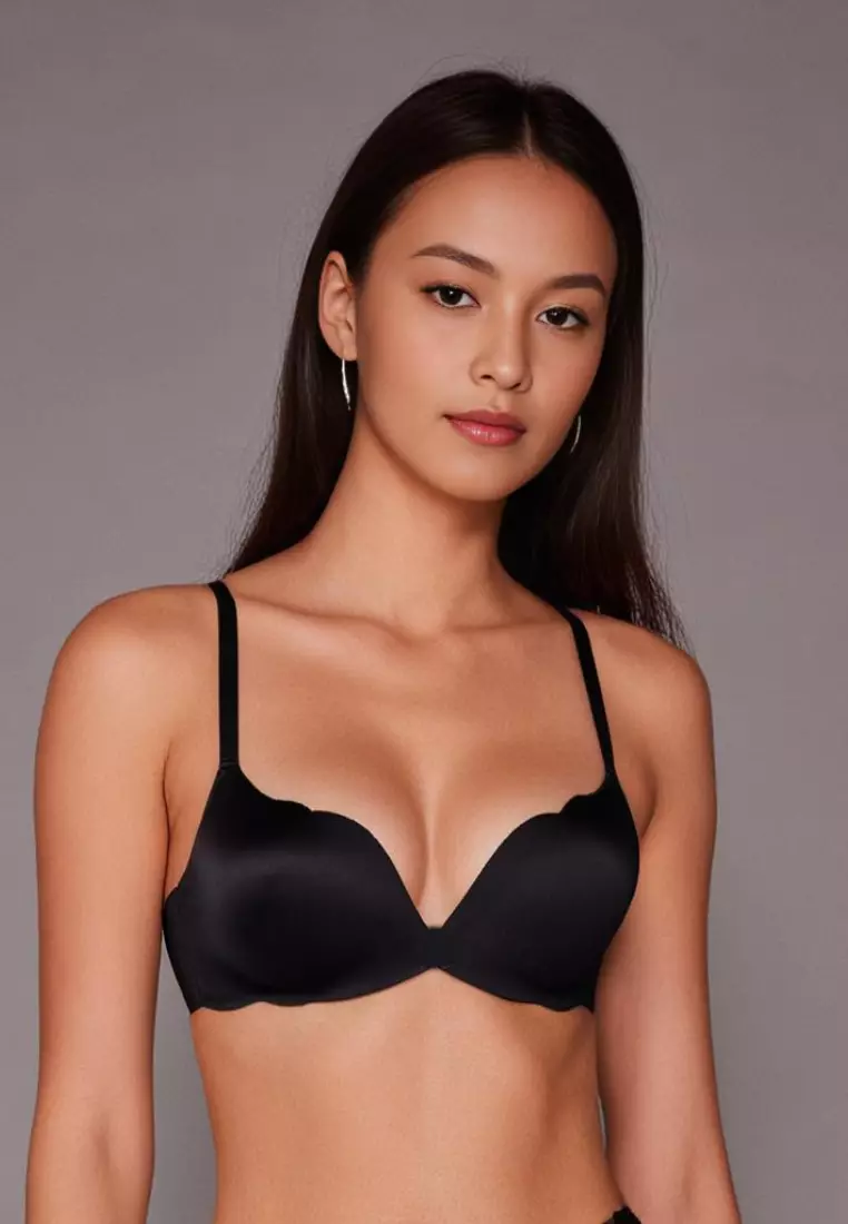 Buy Kiss & Tell Premium Miley Double Push Up Bra in Black 2025 Online ...