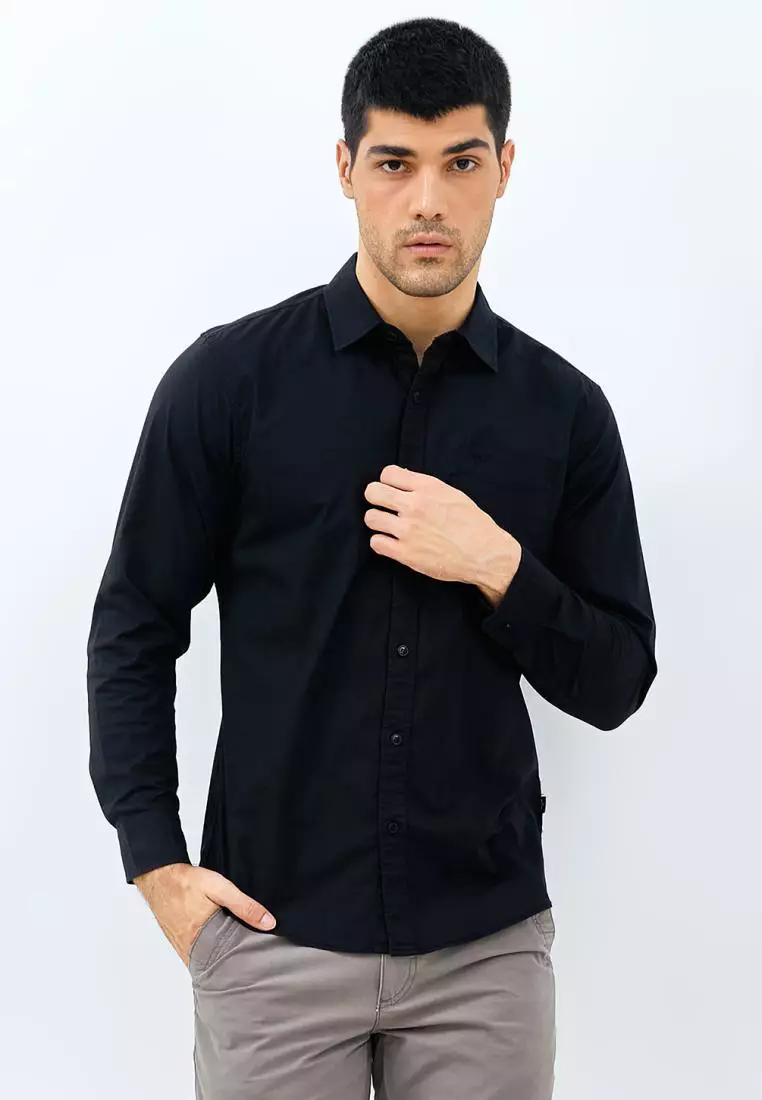 Jual Emba Classic Emba Classic-Kemeja Lengan Panjang Slim Material ...