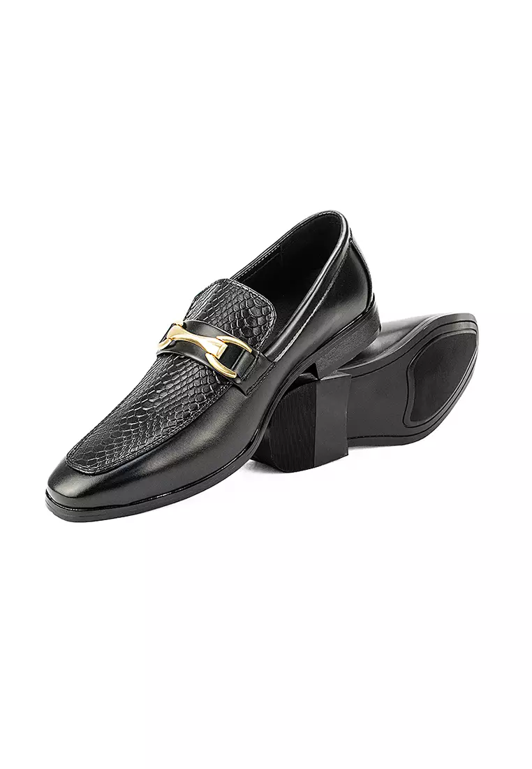 Buy Mario D' boro Runway Men's Formal Slip On Shoes MW 22677 Black C32 ...