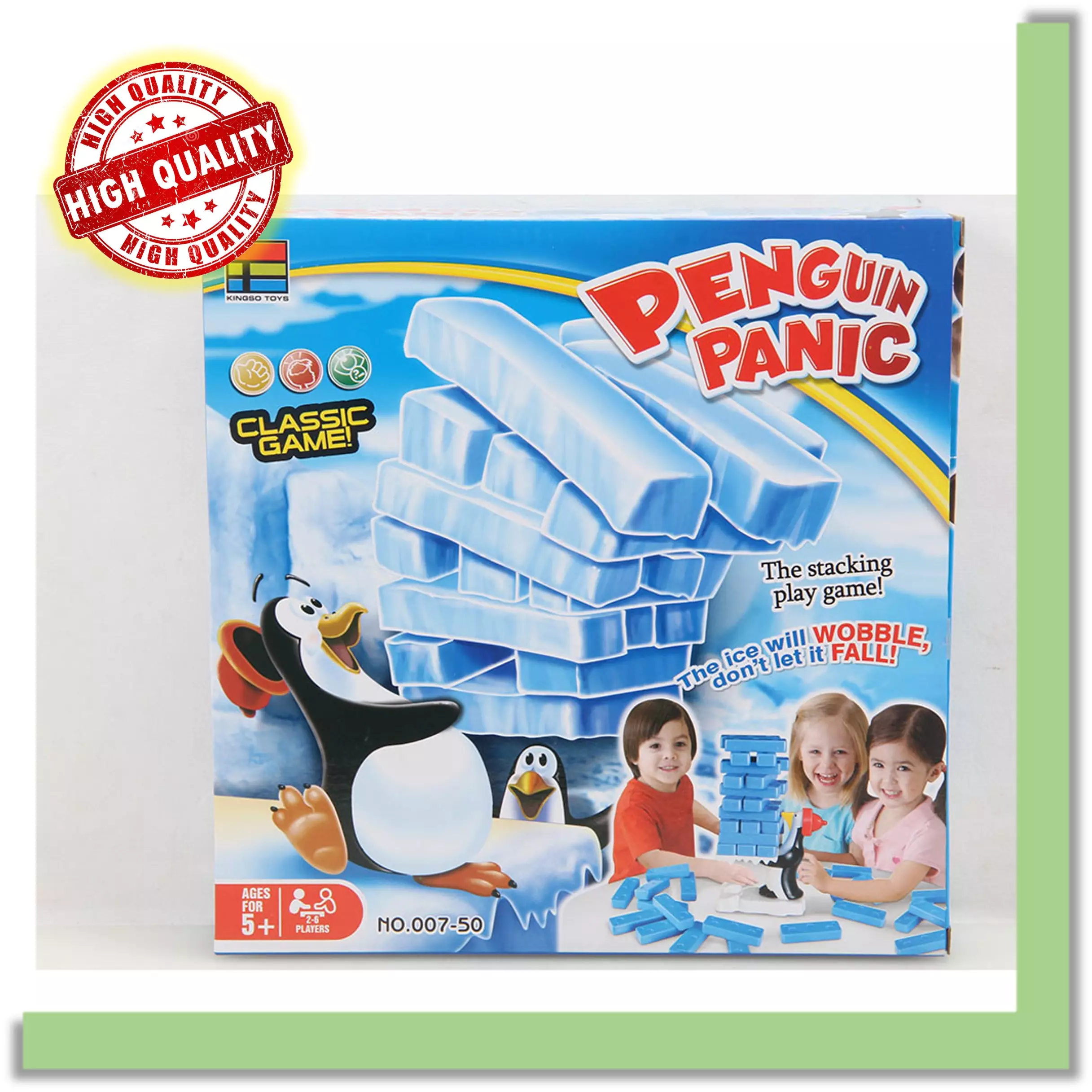 Jual OhDae Mainan Anak Board Games Penguin Panic Stacko Kualitas Bagus ...
