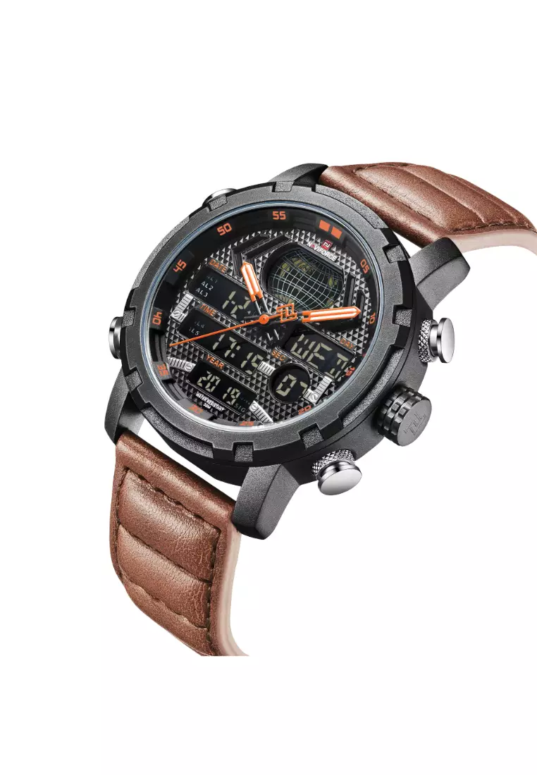 Buy OPCHIC Waterproof Sports Electronic Watch With Leather Belt 2025 ...