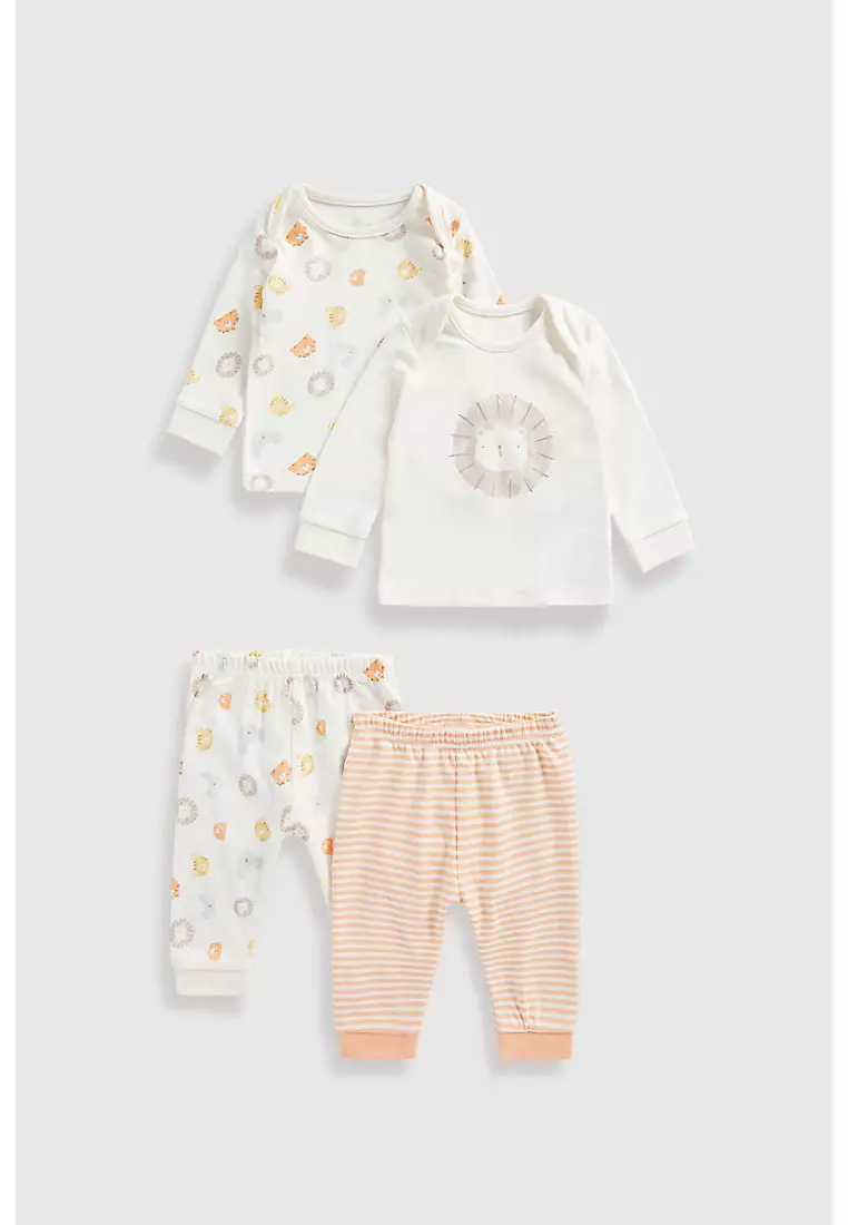 Buy Mothercare Mothercare Safari Faces Baby Pyjamas - 2 Pack Online ...