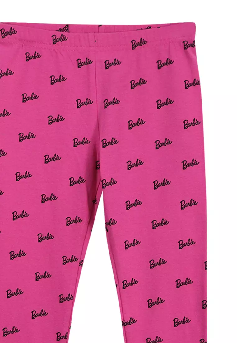 Buy Barbie Barbie Girls Basic All Over Print Leggings Fuchsia 2024