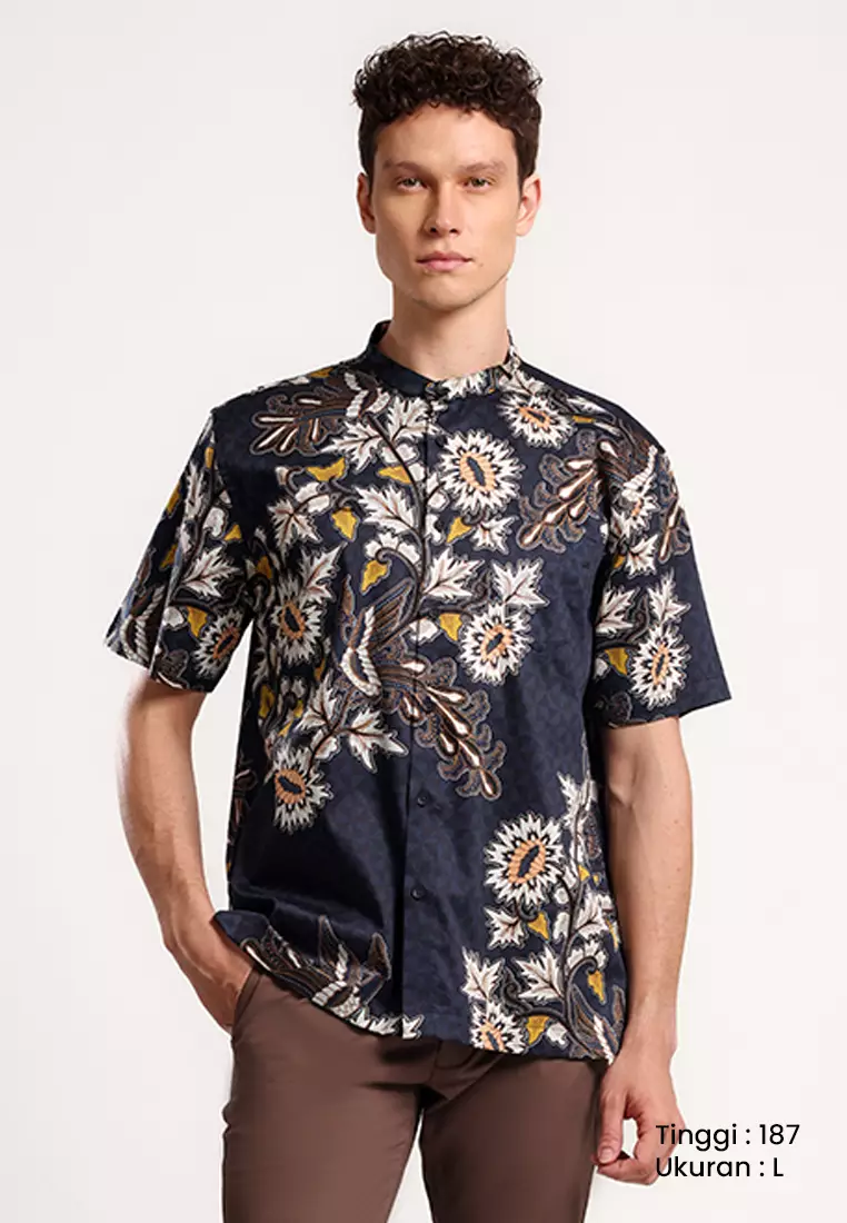 Jual Manzone MANZONE - Kemeja Shanghai Lengan Pendek Pria Yudistira ...