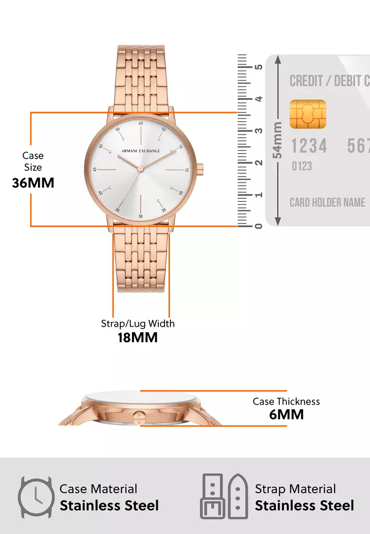 Buy Armani Exchange Watch AX7145SET 2025 Online | ZALORA