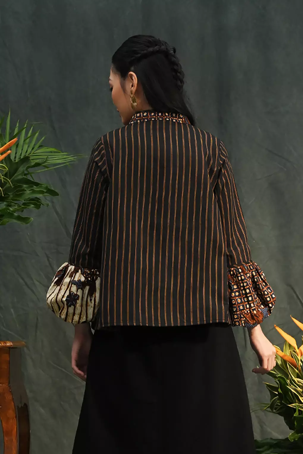 Jual Nona Rara Batik NONA RARA - Viremi Tulis Sogan T3158, Blouse Batik ...