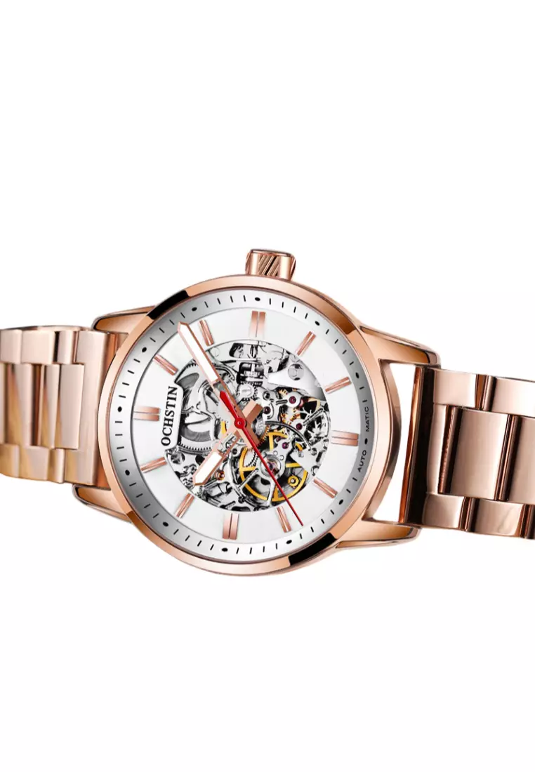 Buy OPCHIC Black Warrior Hollow Mechanical Watch Online | ZALORA Malaysia