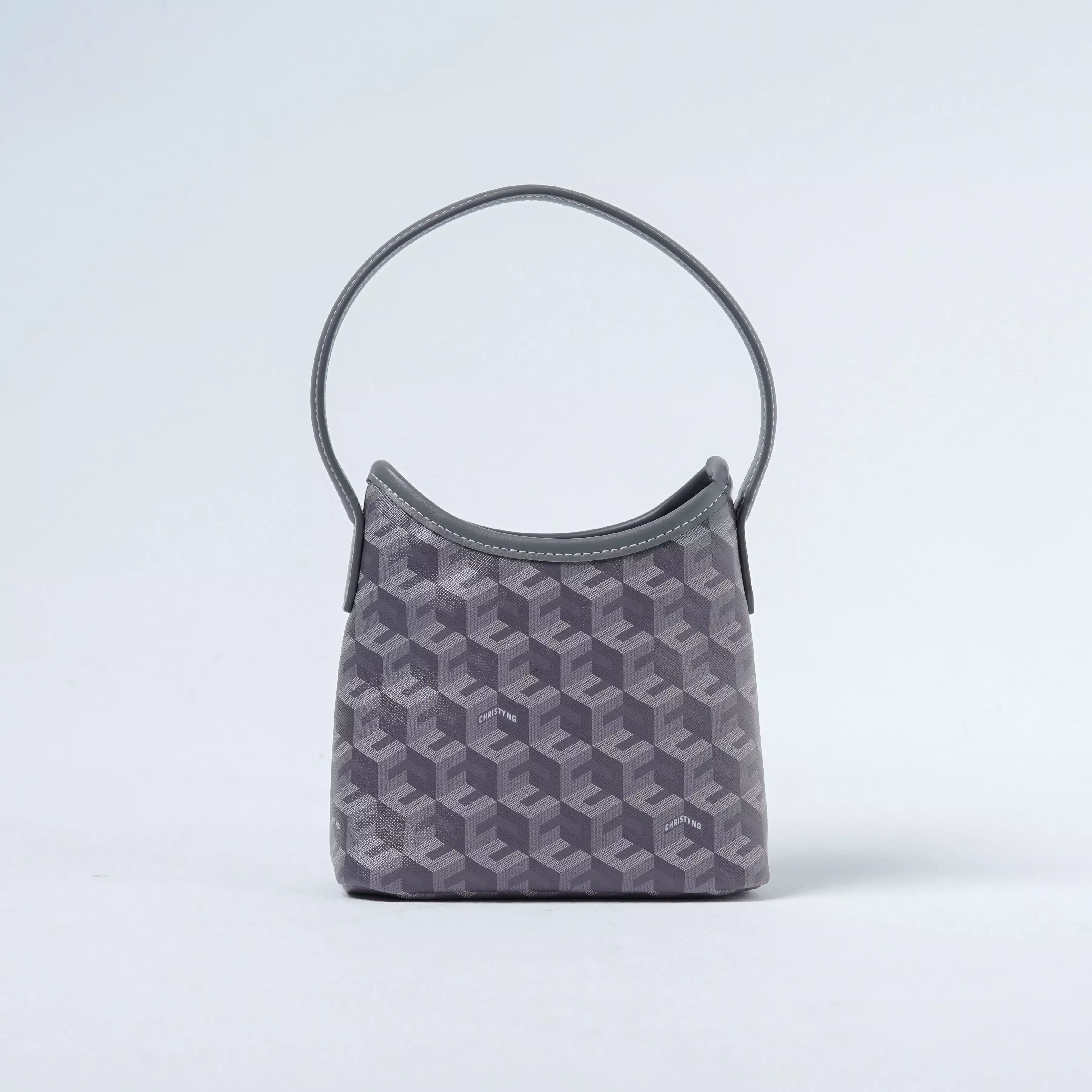 Jual Christy Ng Tas CHRISTY NG ALESSO MONOGRAM PATTERN GREY HOBO BAG MICRO 100% ORIGINAL ...