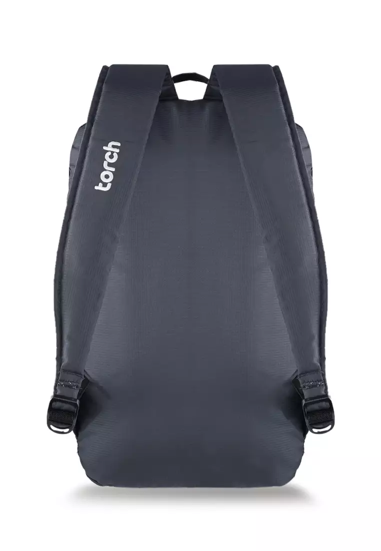 Jual TORCH.ID Torch Tepas Dark Grey Backpack Ransel Simple Tas laptop ...