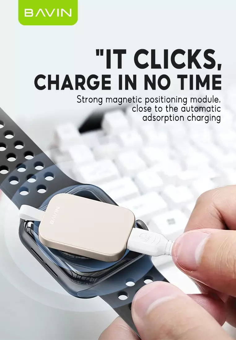 Buy BAVIN CB328 Mini Portable Magnetic Wireless Charger for Smart Watch ...