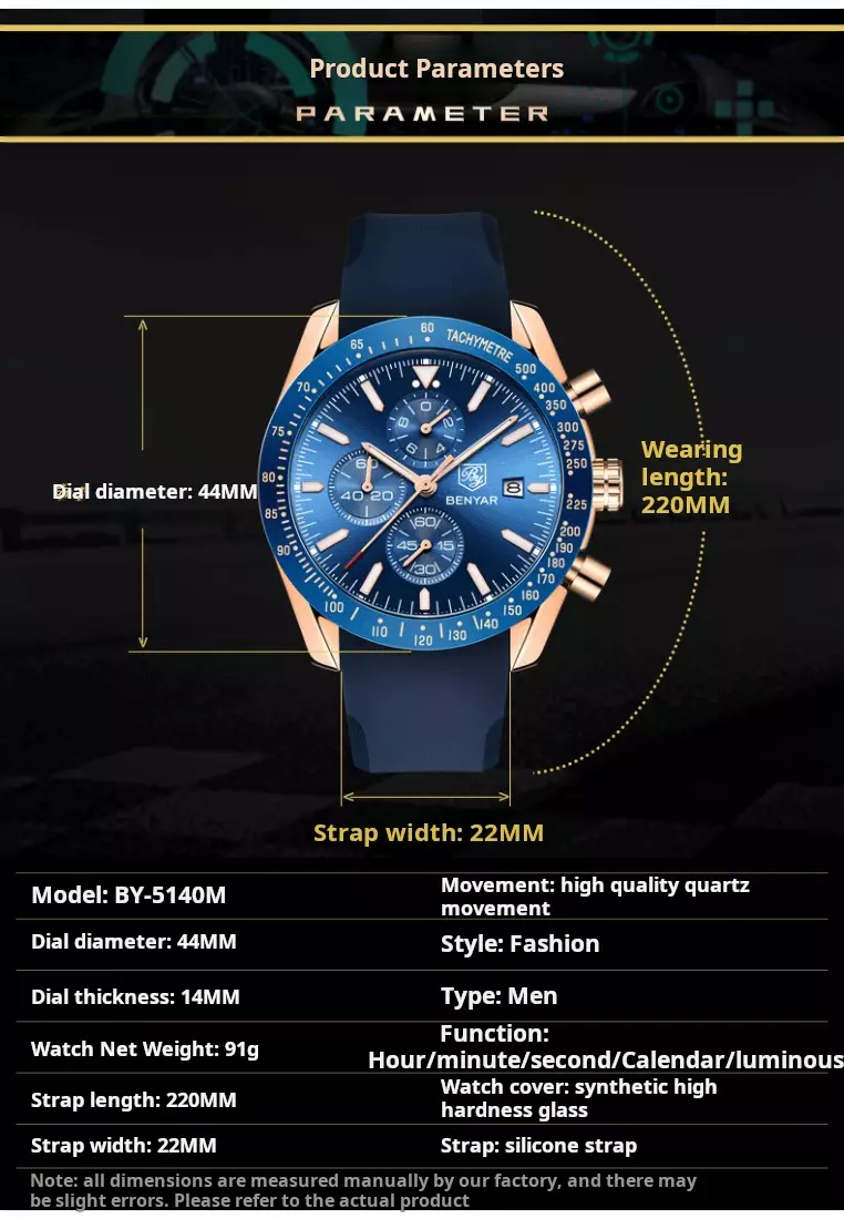 Buy OPCHIC Multifunctional Waterproof Sports Quartz Movement Men's ...