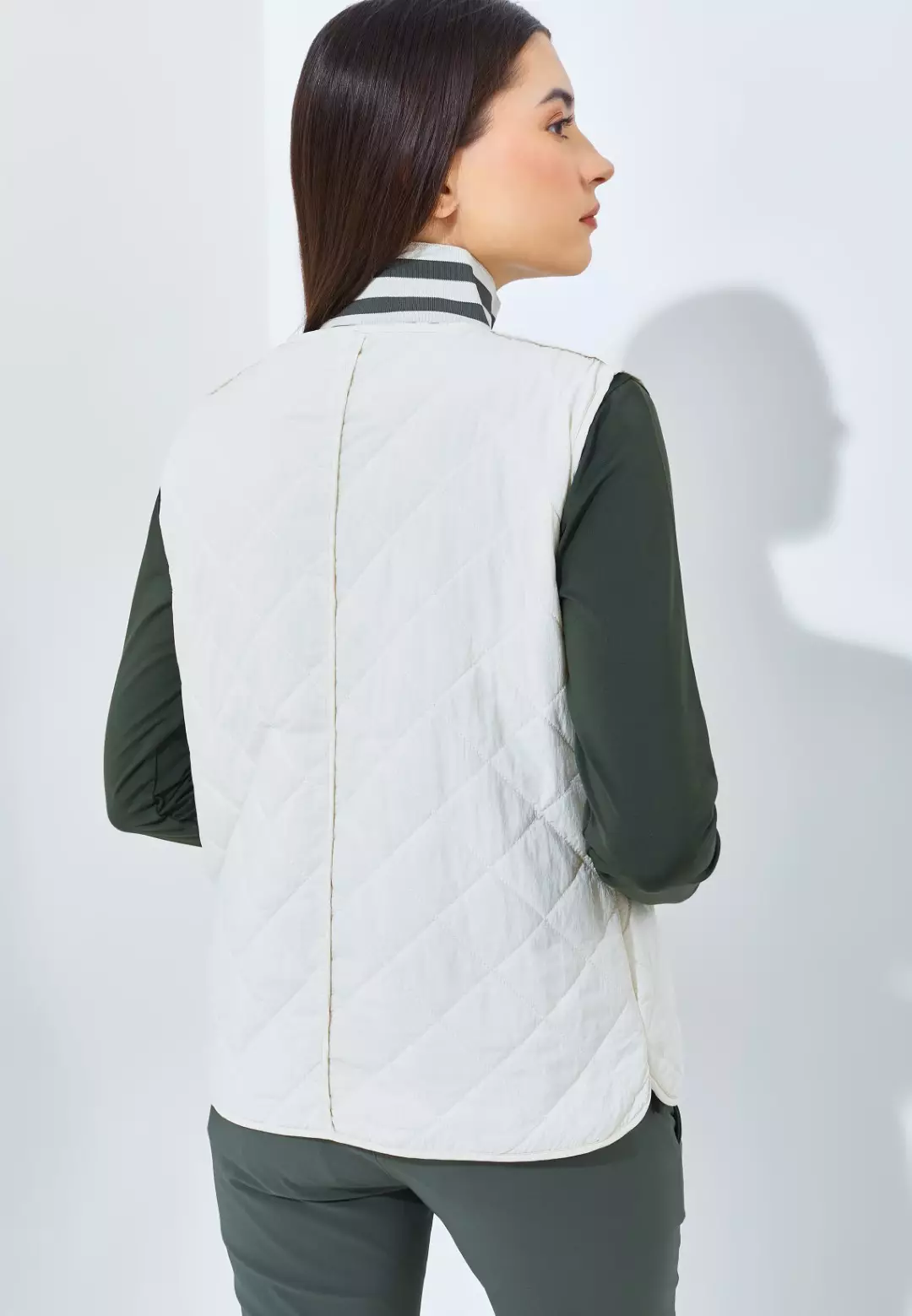 Jual Jack Nicklaus Jack Nicklaus Chij Premium Vest ladies Ice Stone ...