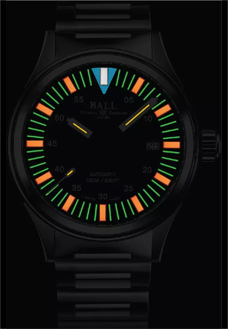 Buy Ball Watch Ball Fireman Night Train III Men Watch NM2188C-S21-BK2 ...