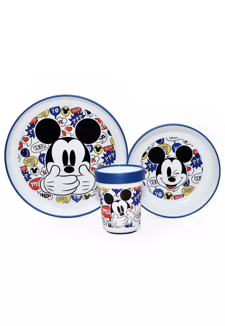 Jual Disney DISNEY Mickey Mouse Perlengkapan Alat Makan Anak Non Slip 3 ...