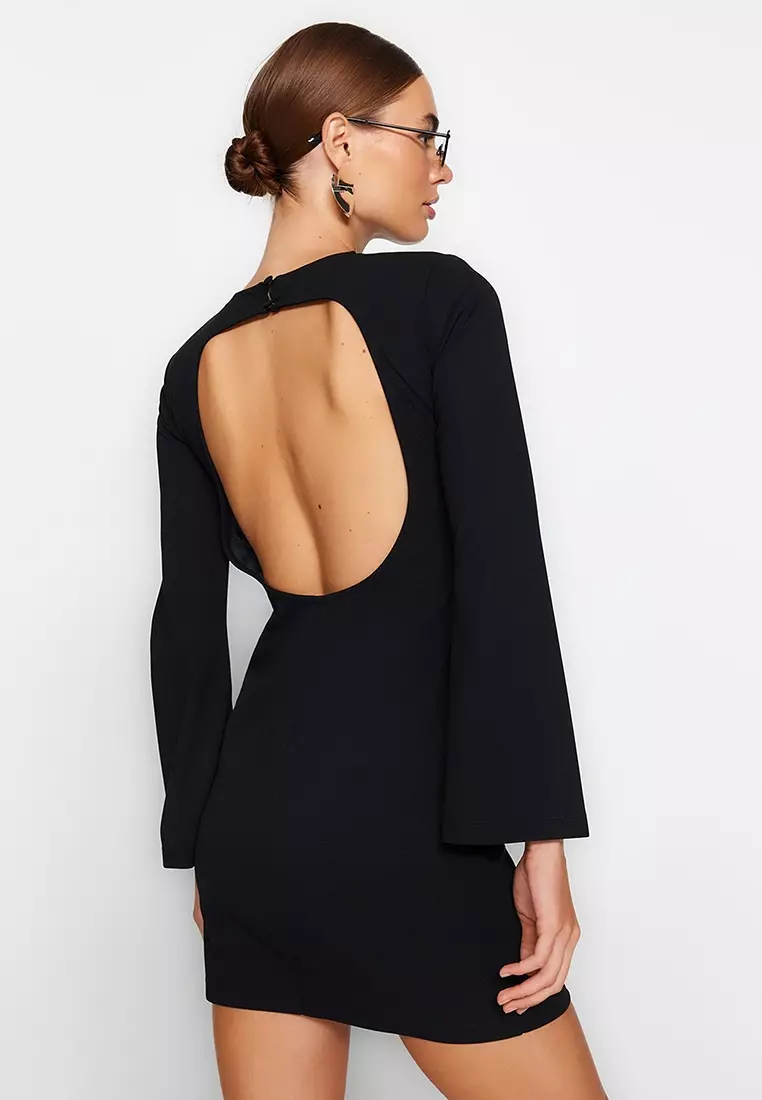 Buy Trendyol Back Open Mini Dress 2025 Online | ZALORA Philippines