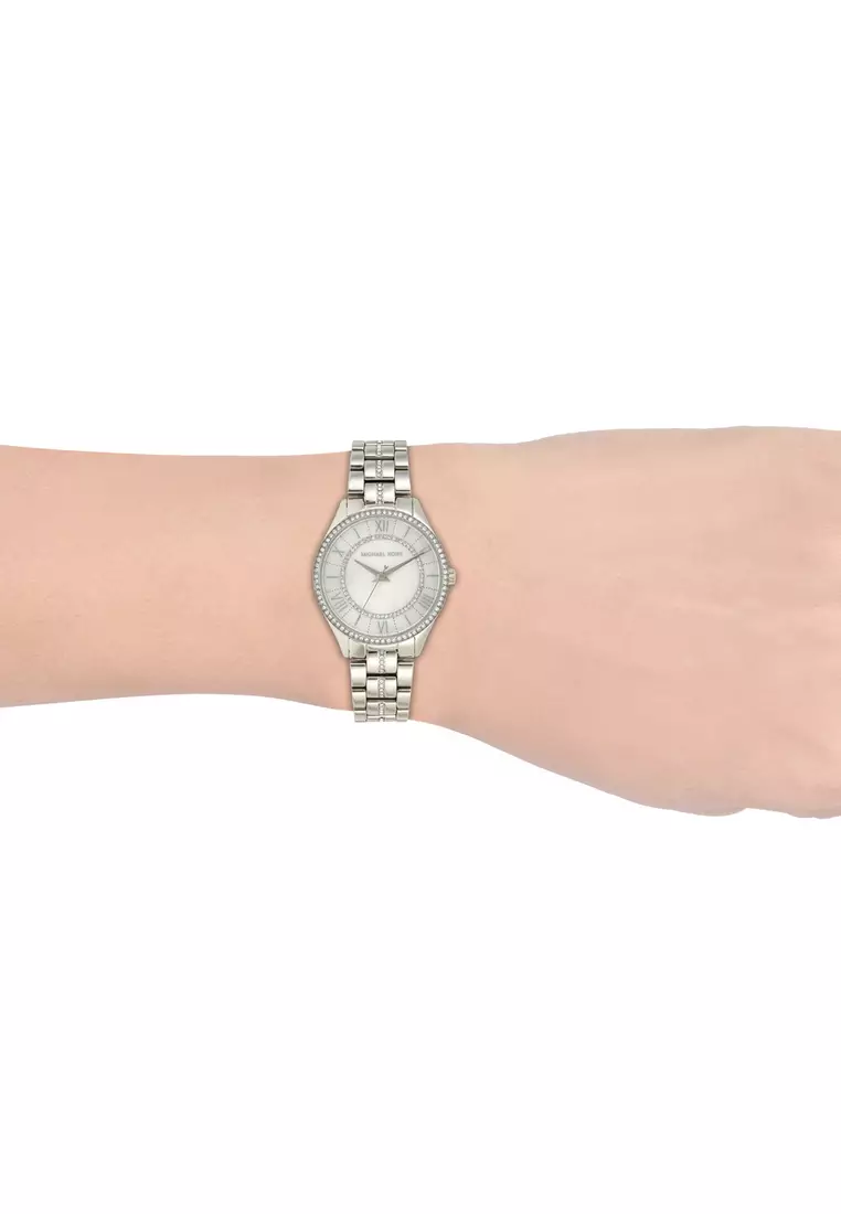 Buy Michael Kors Michael Kors Lauryn Silver Watch MK3900 2025 Online ...