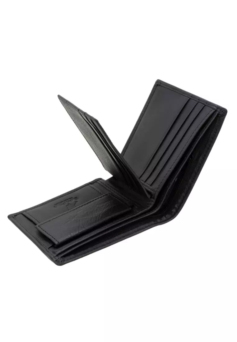 Buy Euro Polo Pebble Leather Flip ID Cards Bifold Wallet EWB 40353 ...