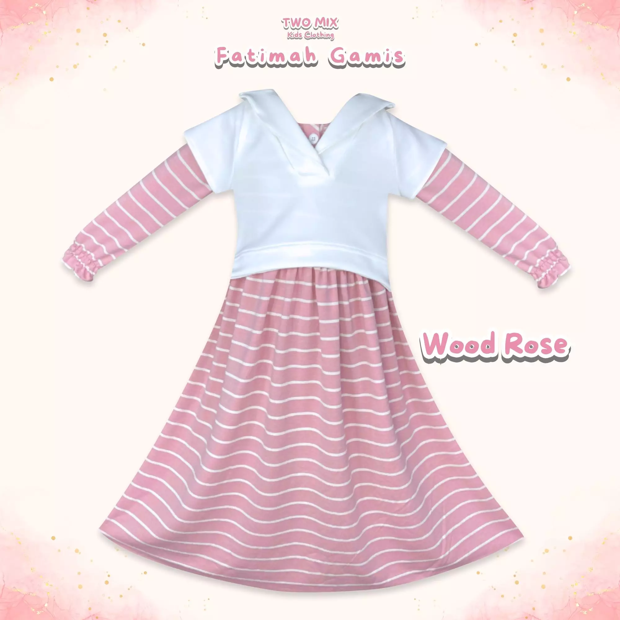 Jual TWO MIX Two Mix Fatimah Baju Dress Gamis Anak Perempuan 1-12 Tahun 4430 Original 2025 ...