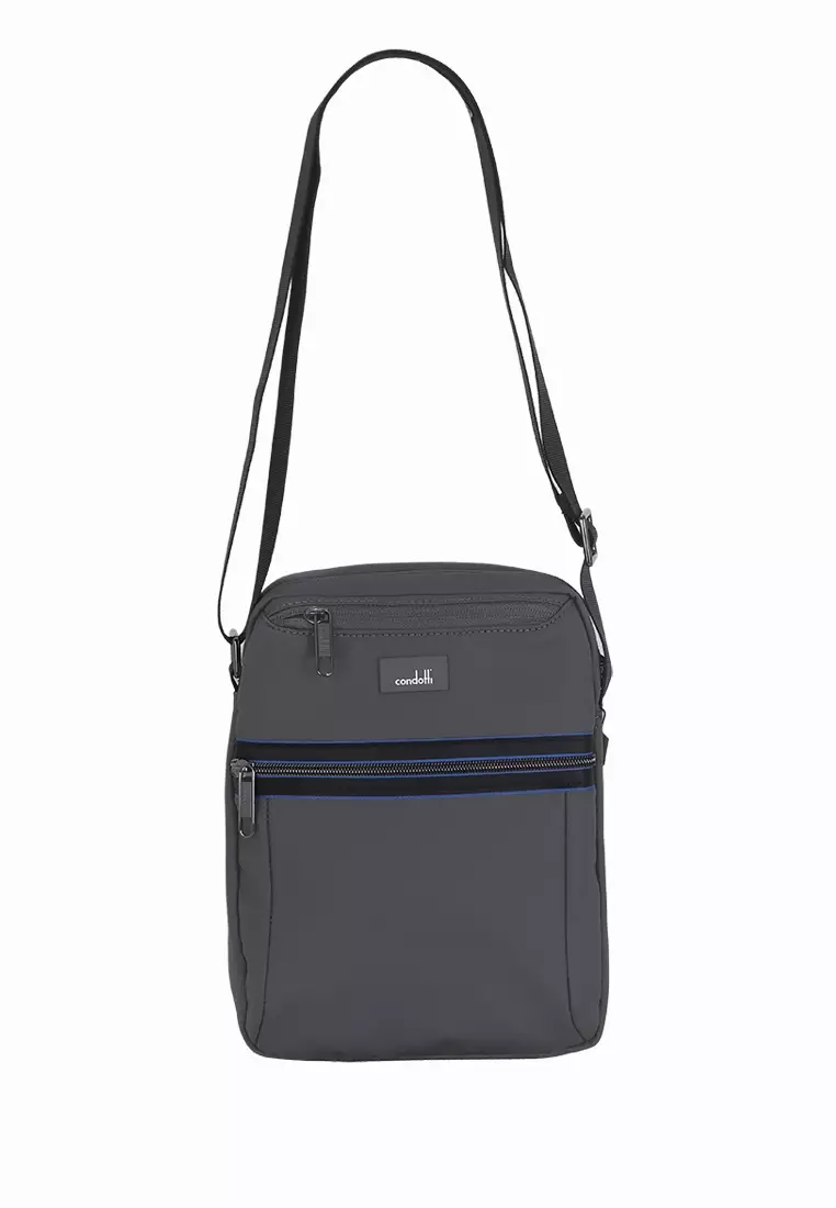 Jual Condotti Condotti Sling Bag 63145-10 Grey Original 2026 | ZALORA ...