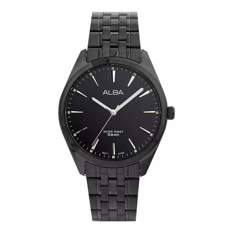 Jual Alba Jam Tangan Pria Alba ARX125X1 Men Black Dial Black Stainless ...