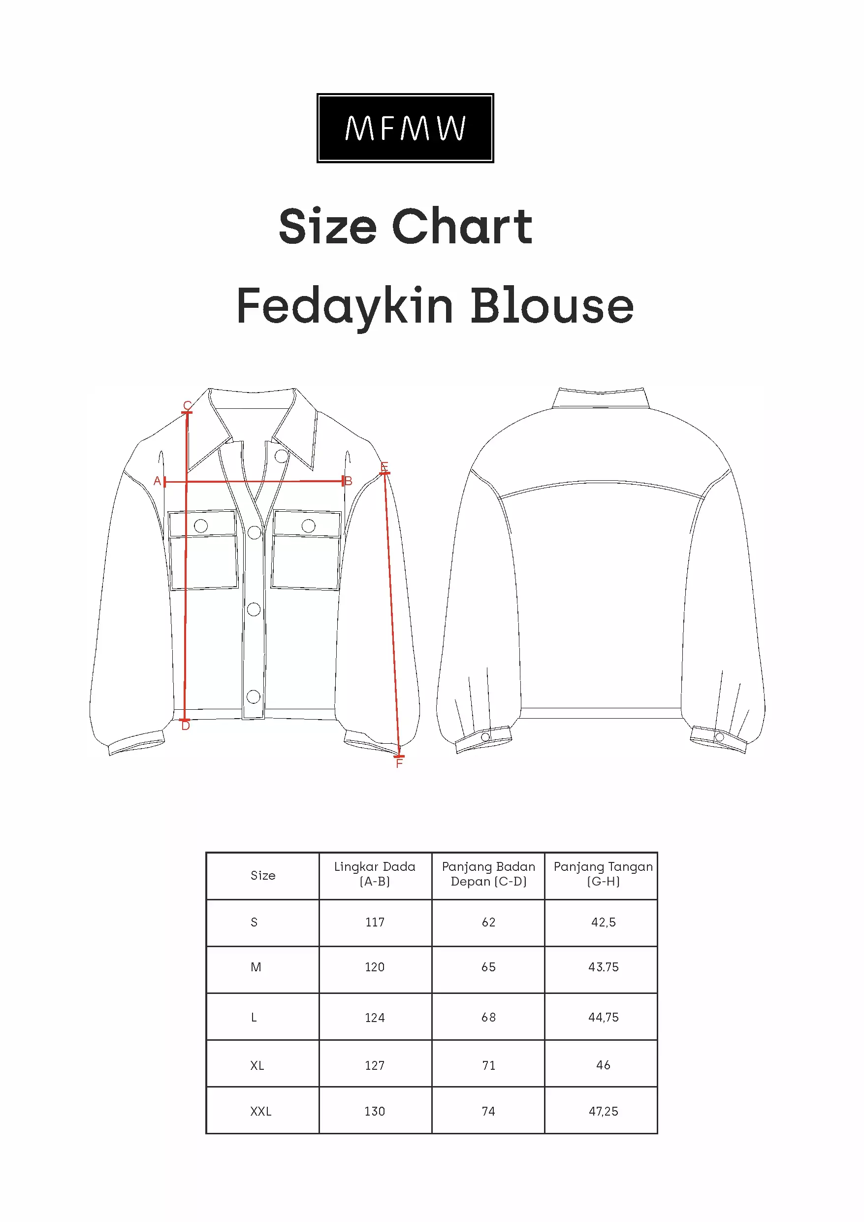 Jual MFMW MFMW Fedaykin Atasan Kemeja Oversize Steel Blue Original 2025 ...