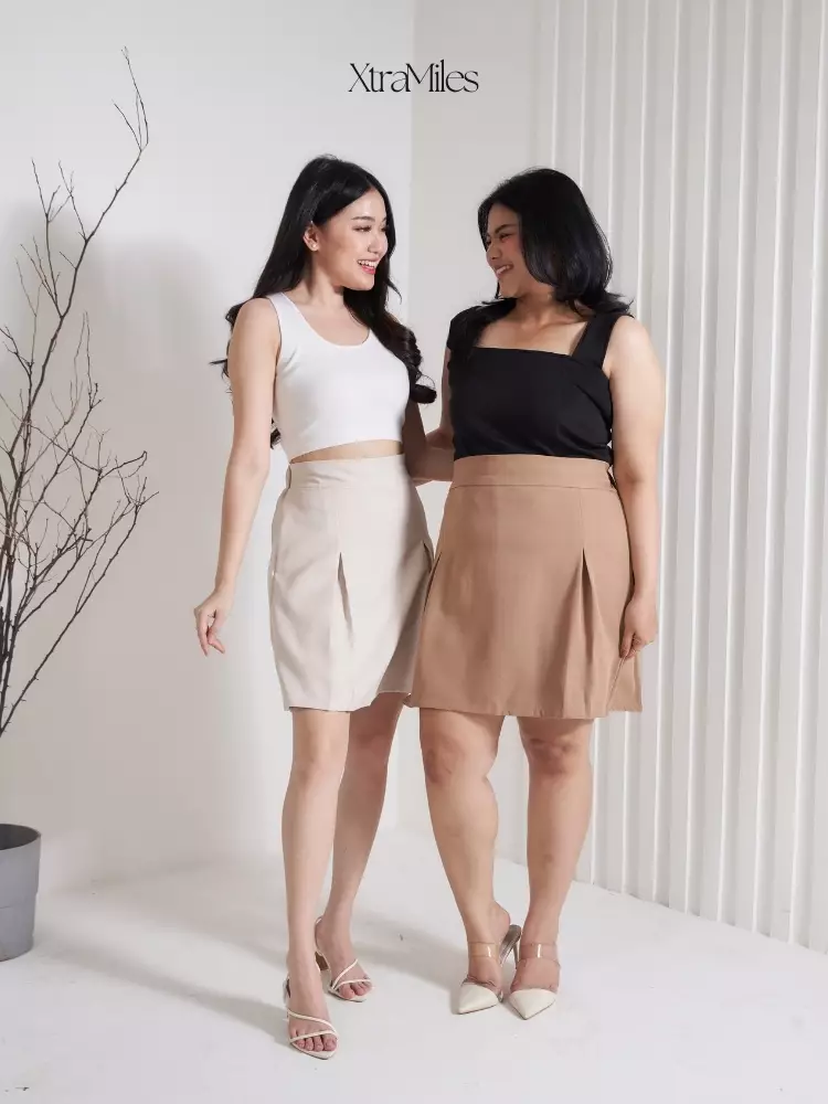Jual Xtramiles xtramiles Ladies val skort latte Original 2024 | ZALORA ...