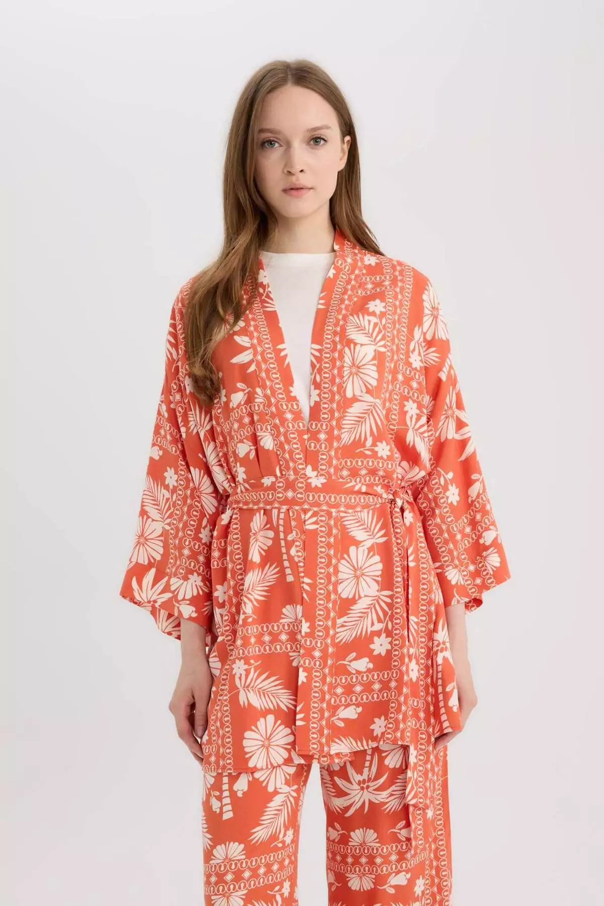 Buy DeFacto Traditional Relax Fit Shawl Collar Long Sleeve Shirt ...