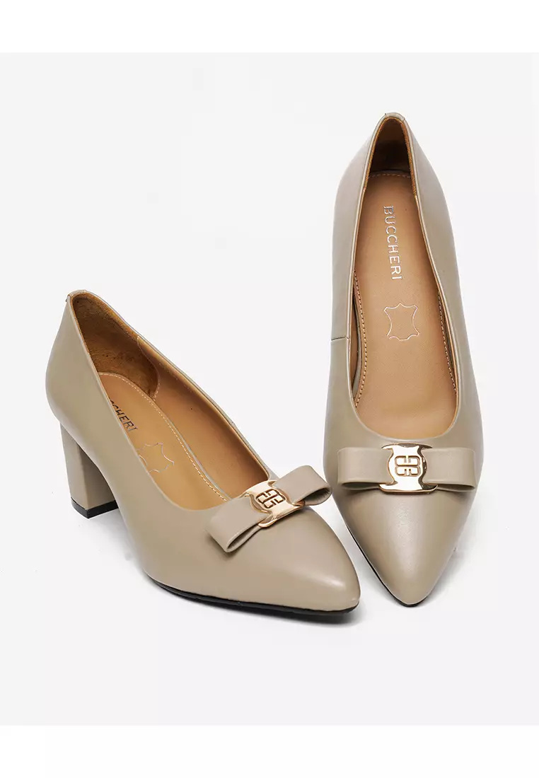 Jual Buccheri Buccheri Natalia Heels Women Cream Original 2026 | ZALORA ...