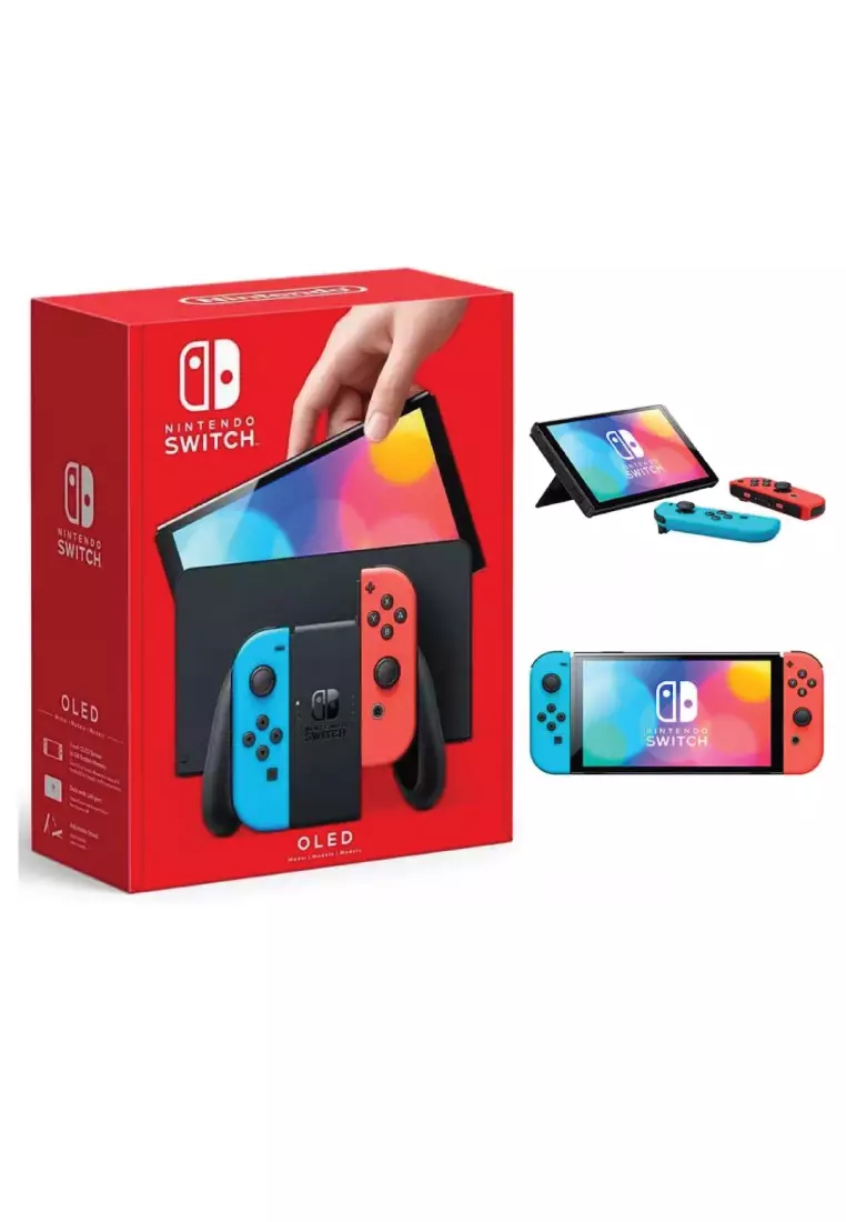 Buy Nintendo Nintendo Switch OLED Console Neon (Imported Set) Online ...