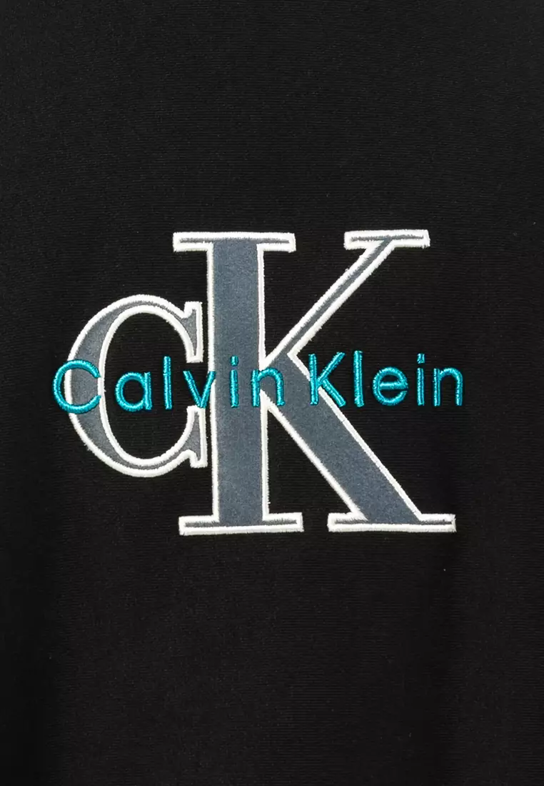 Buy Calvin Klein Premium Tri-color Monologo Cotton Sweatshirt - Calvin ...