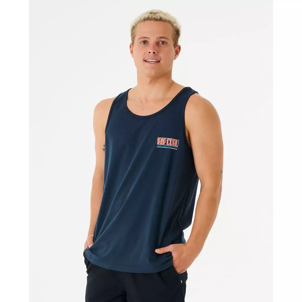 Jual Rip Curl Rip Curl Soul Arch Tank Dark Navy Original 2024 | ZALORA ...