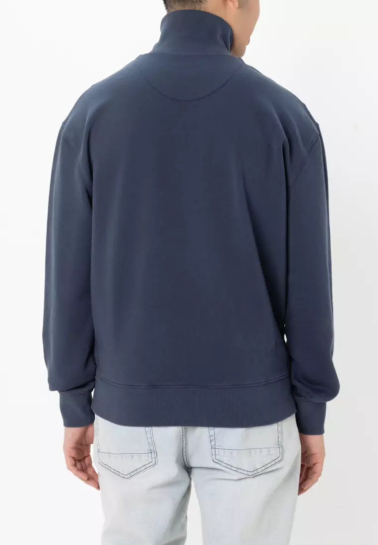 Maison Kitsune Fox Head Patch Comfort Half Zip Sweatshirt (ik) 2025 ...