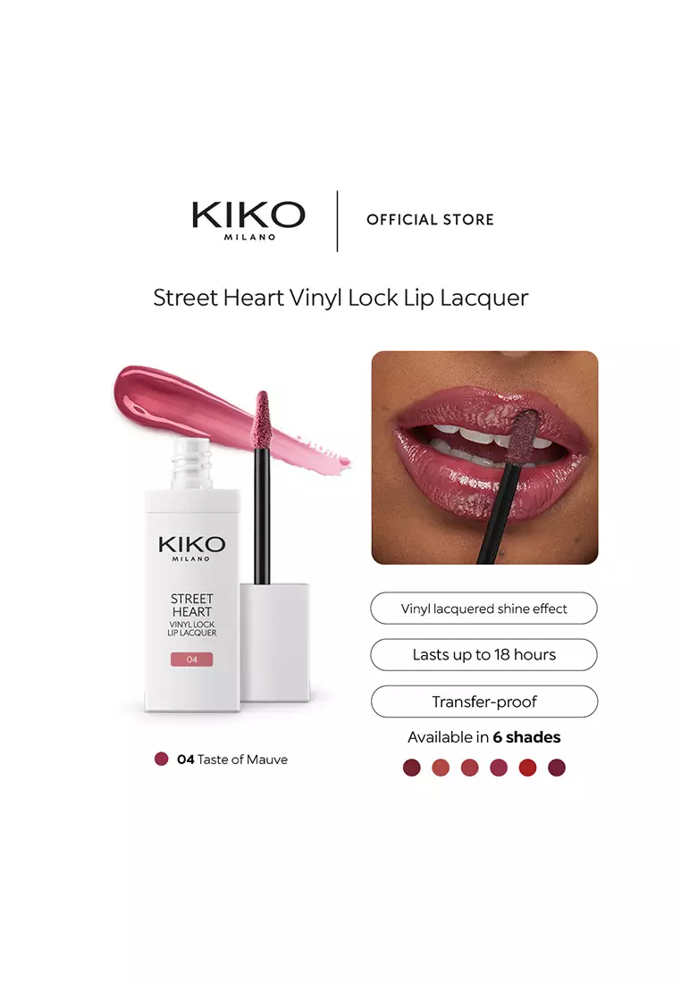 Buy Kiko Milano Street Heart Vinyl Lock Lip Lacquer 2025 Online ...