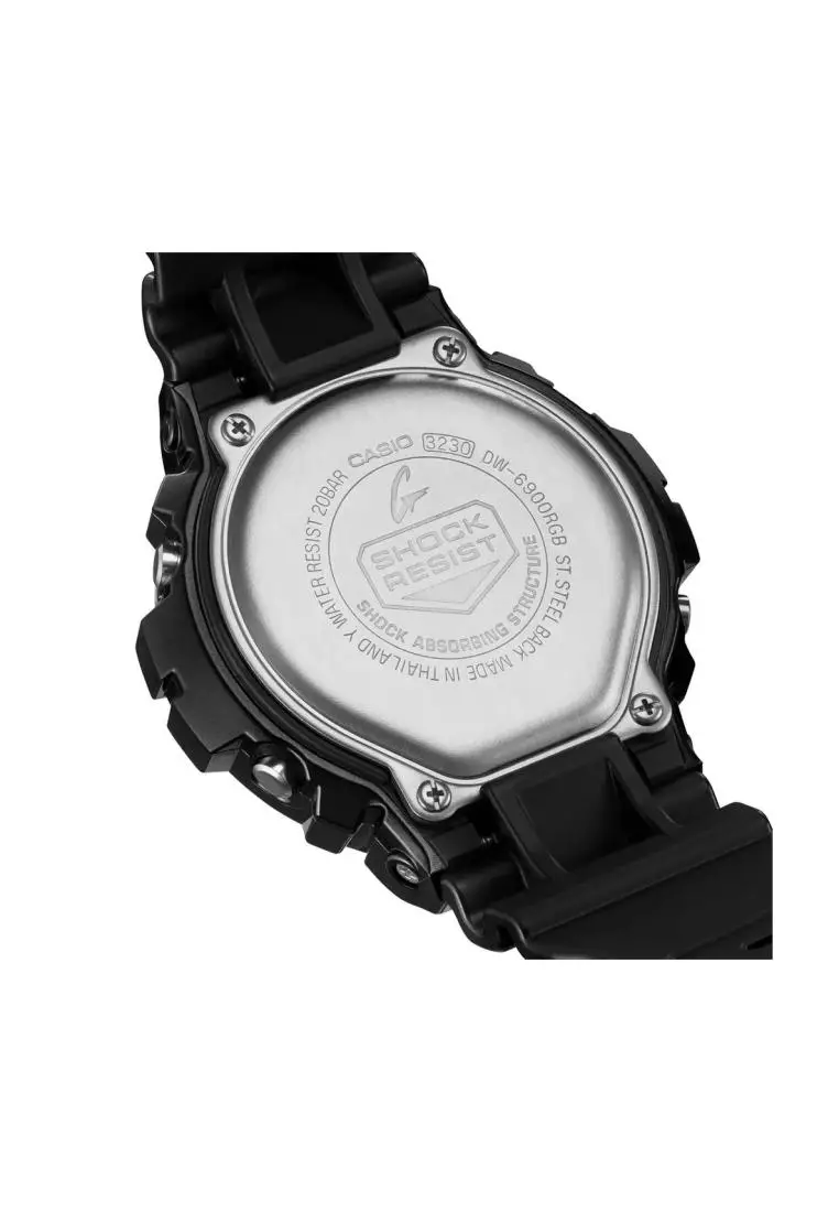 Buy Casio Casio G-Shock Virtual Rainbow Black Resin Strap Men's Watch ...