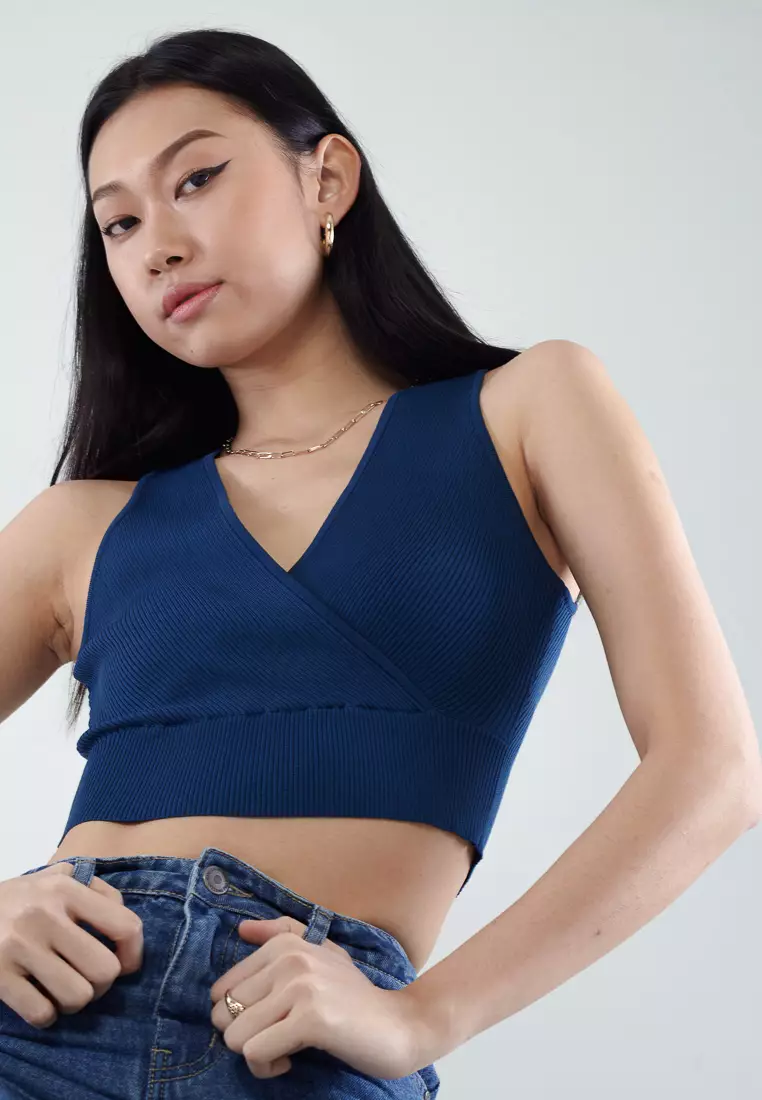 Dressing Paula Sleeveless Overlapping Crop Top 2025 | Buy Dressing ...