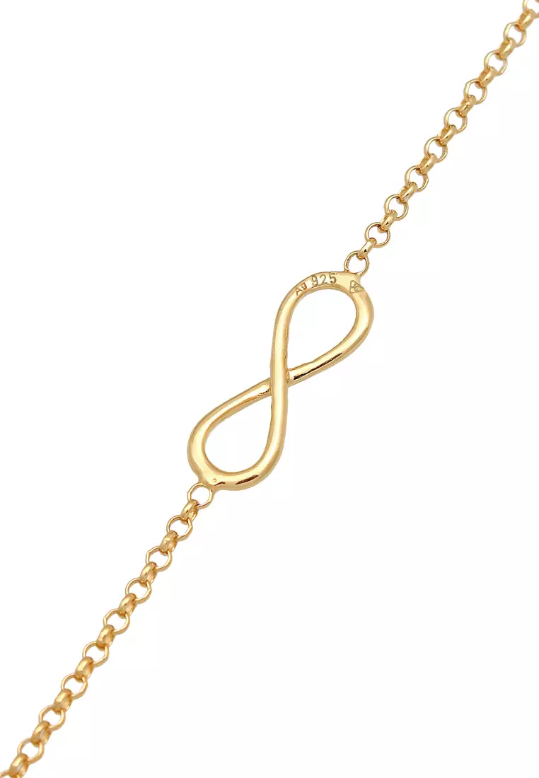 Jual ELLI GERMANY Kalung Perhiasan Perak 925 Wanita Infinity Symbol ...