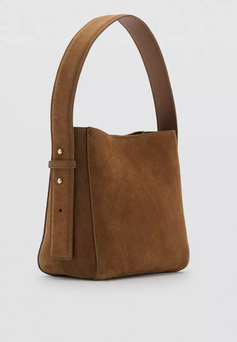 Mango Suede Mini Shopper Bag 2025 | Buy Mango Online | ZALORA Hong Kong