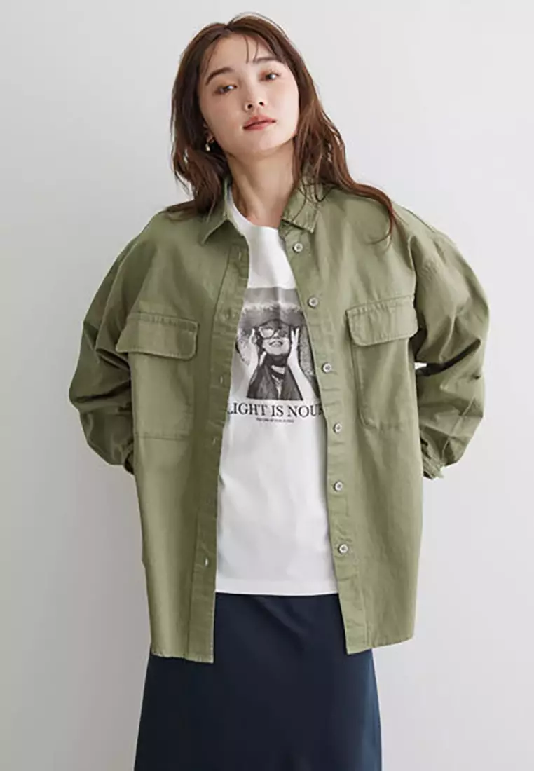 Jual Bobo Tokyo American Holic - Okawa Pocket Work Shirt Khaki Original ...