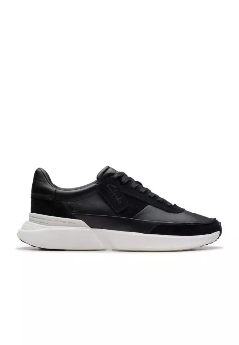 Buy CLARKS Mens Craft Pace Black Leather 2025 Online | ZALORA