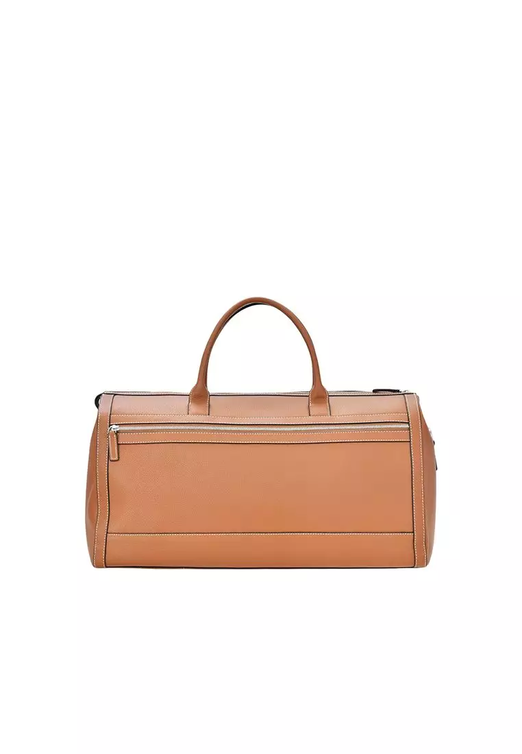 Buy Charles Berkeley Leather Duffle Bag - Hemsley - PB-22032 - Tan 2025 ...