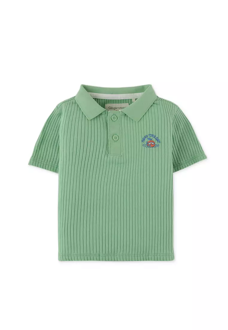 Buy Gingersnaps Baby Boys Rib Collar Baby Polo Shirt 2025 Online | ZALORA Philippines