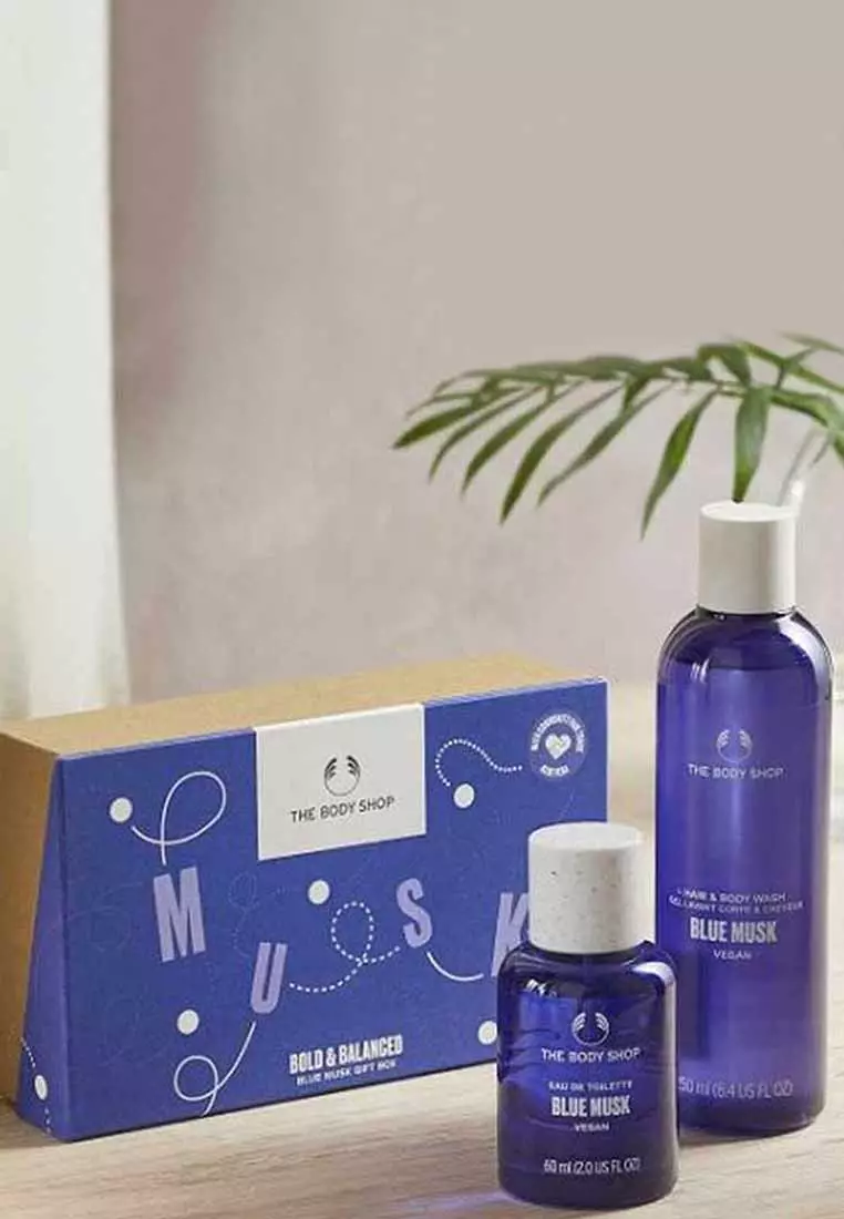 Buy THE BODY SHOP The Body Shop Blue Musk Gift Box 2025 Online | ZALORA ...
